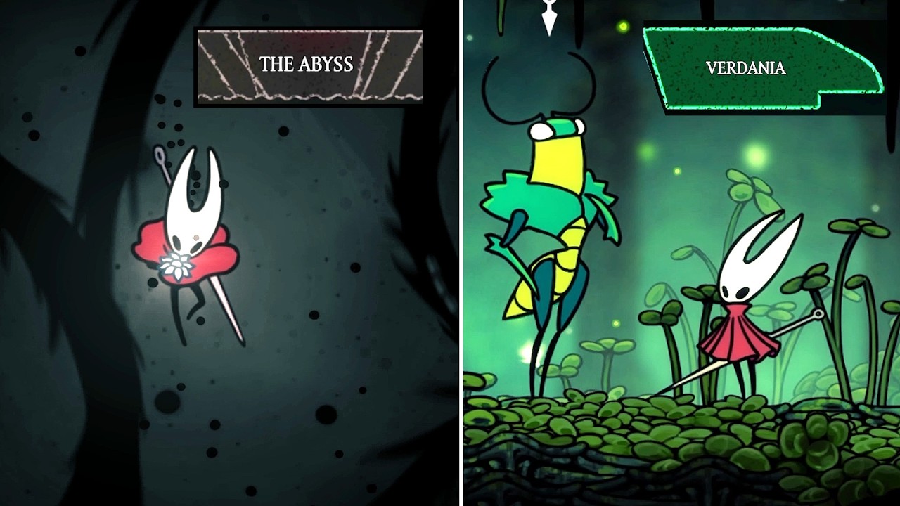 Hollow Knight Silksong - How to Reach Abyss & Verdania (Secret Area ...