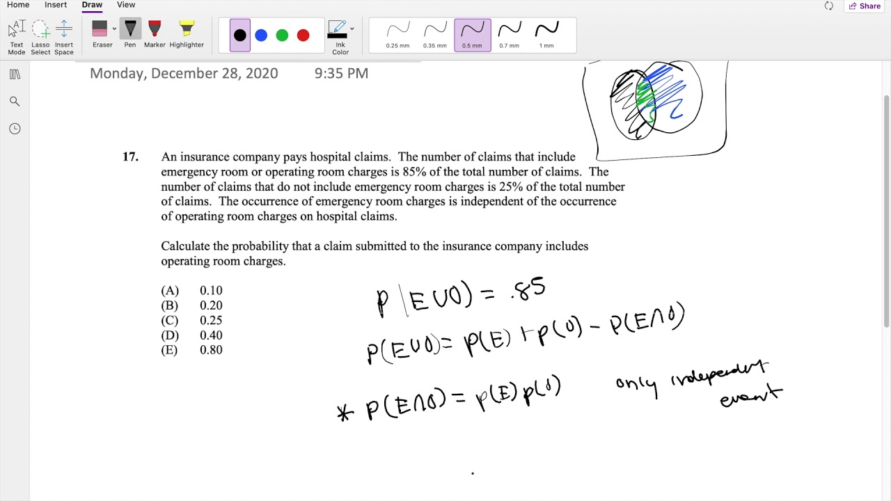 SOA Exam P Question 17 | Independent General Probability - YouTube