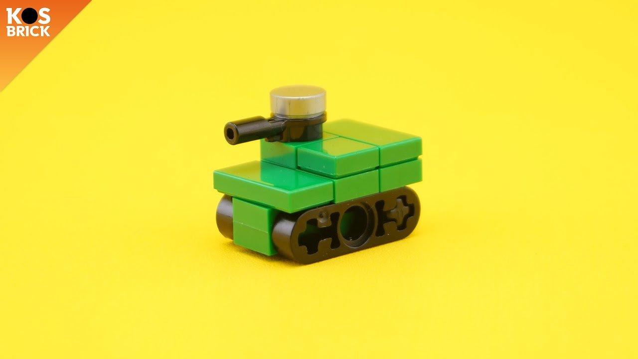 Lego T-37A Soviet USSR WW2 Tank Mini Vehicles (Tutorial) - YouTube