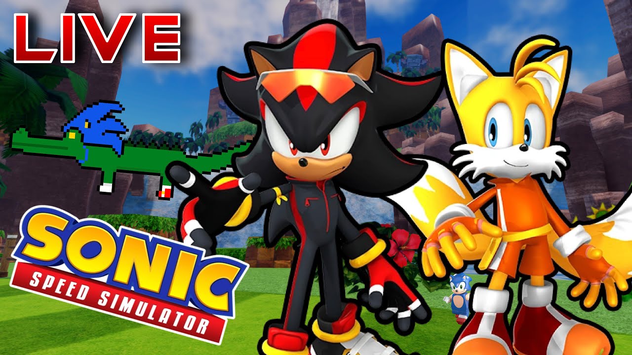 Extreme Rider Shadow & Tails - Sonic Speed Simulator Live - YouTube