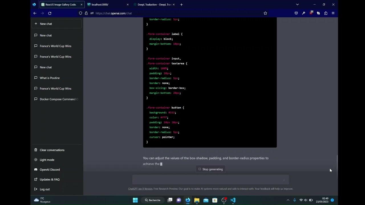How To Code With Chatgpt Chatgpt Openai Ai Reactjs Nextjs Developer Javascript Youtube