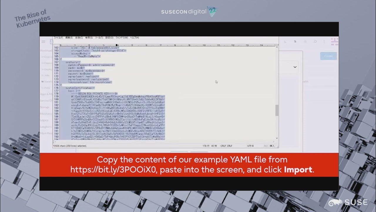 Fujitsu Enterprise Postgres (FEP) SUSE Rancher Demo - YouTube