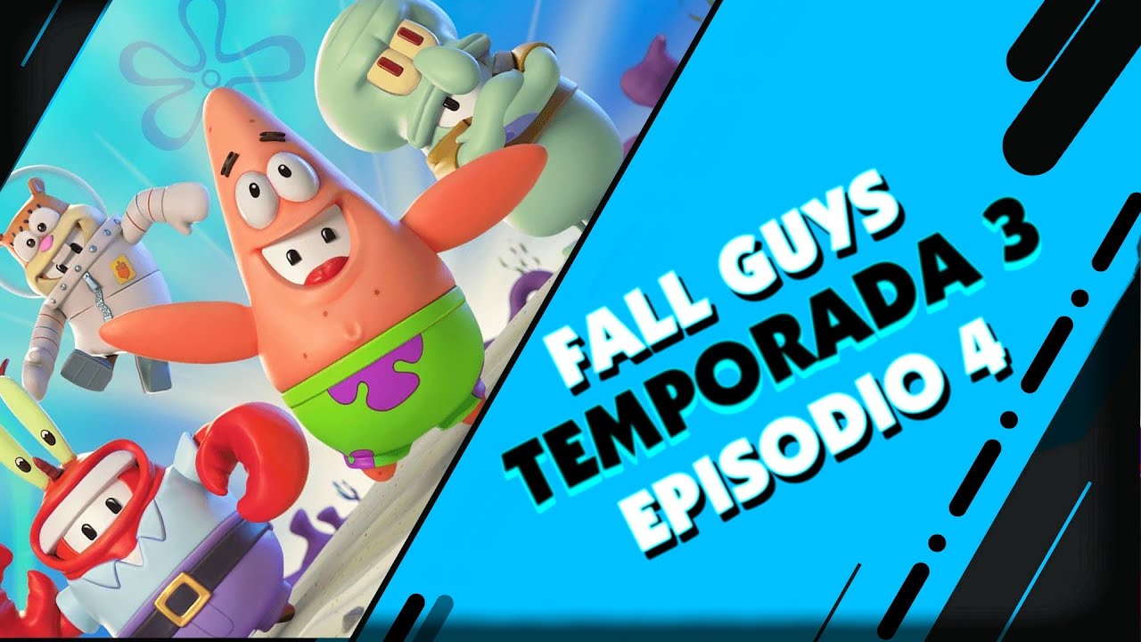 JUGANDO FALLGUYS SUBIENDO A NIVEL 100 TEMPORADA 3 CALAMARDO Y PATRICIO ...