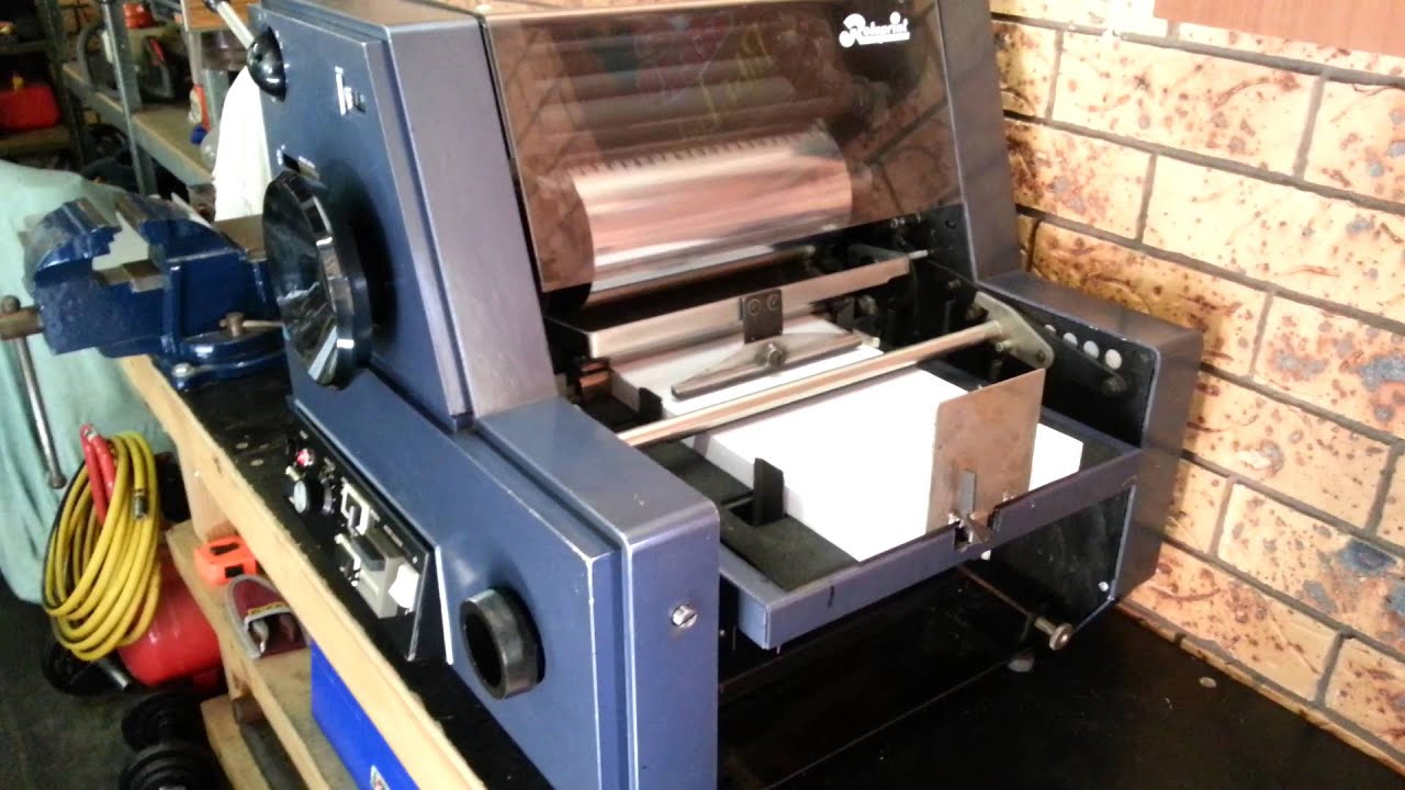 Rotaprint ttr - YouTube