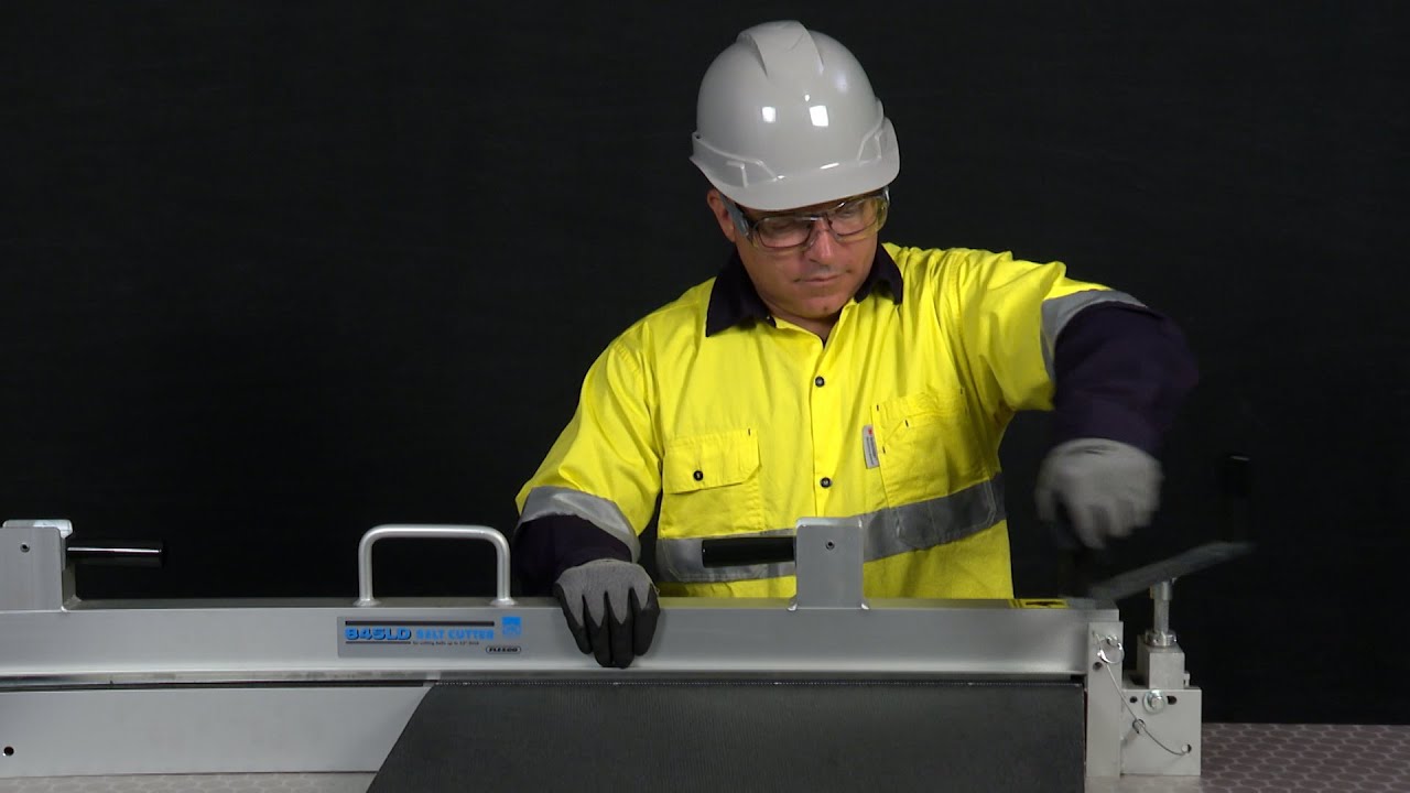 Roller Lacer® Gold Class™ Operation with a bias splice - YouTube