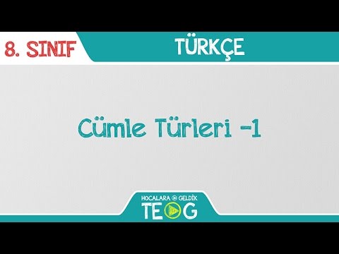 Cümle Türleri -1