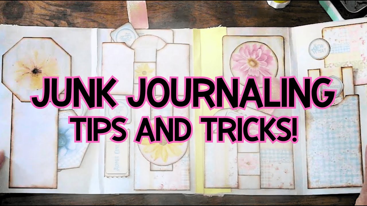 How to Fill & Embellish Your Cottagecore Patchwork Folio | Junk Journal Tutorial - YouTube