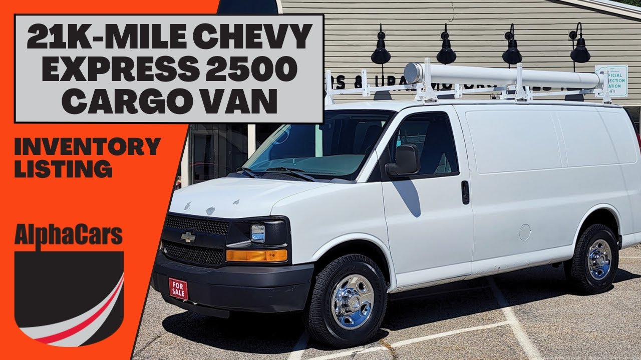 Ready for Work! Low-Mileage 2012 Chevrolet Express 2500 Cargo Van ...