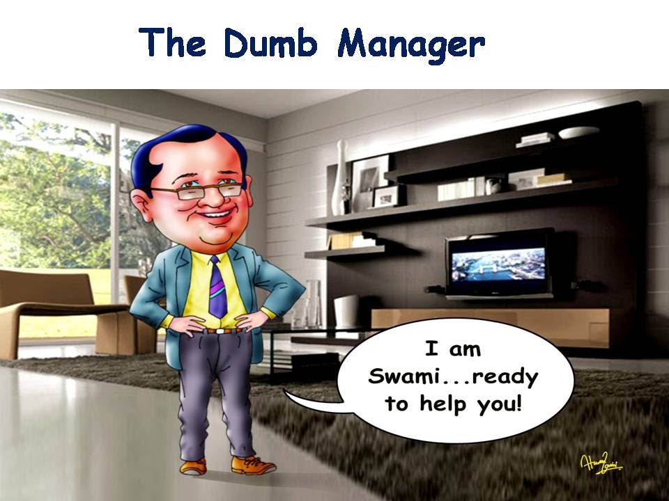 Swami Cartoon Series - The Dumb Manager - YouTube