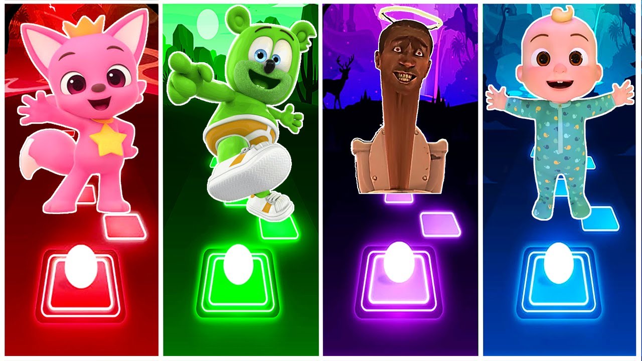 Pinkfong 🆚 Gummy Bear 🆚 Skibidi Toilet 🆚 Cocomelon. 🎶 Who Is Best ...