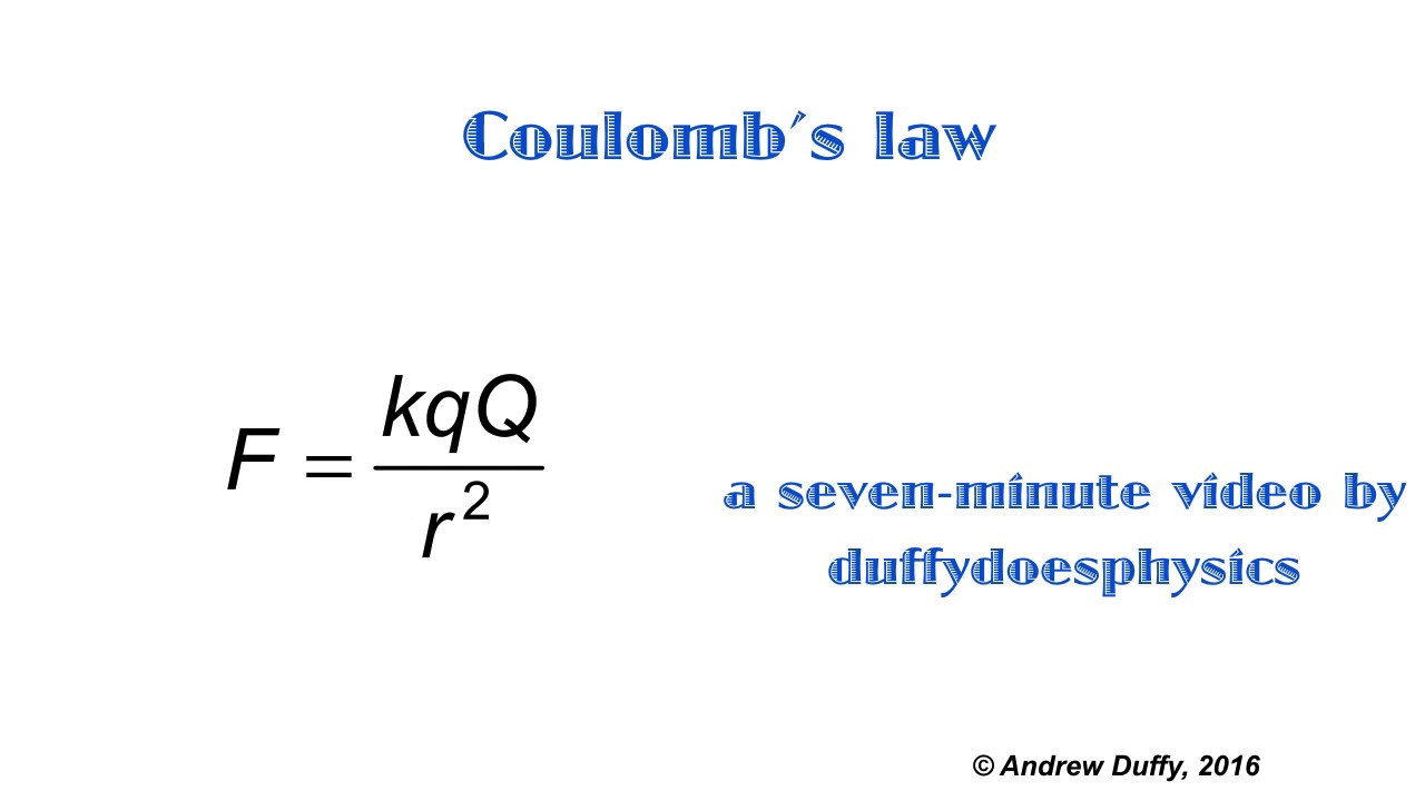 Coulombs law - introduction - YouTube