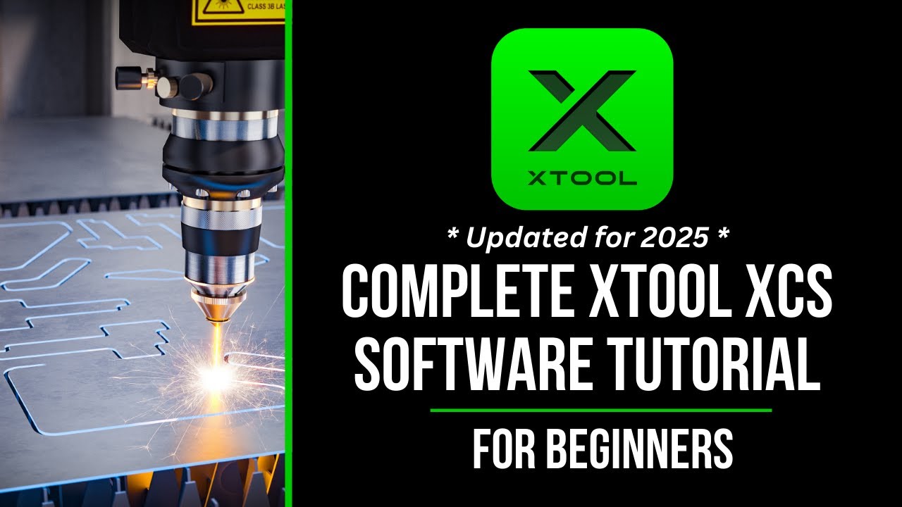 xTool XCS Laser Engraving Software - 2025 Full Step-by-Step Demo Tutorial for Beginners - YouTube