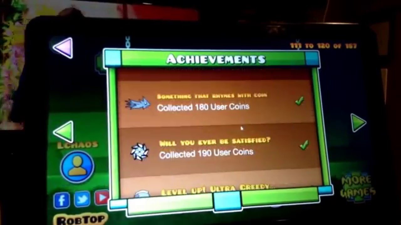 My achievements in Geometry Dash! - YouTube