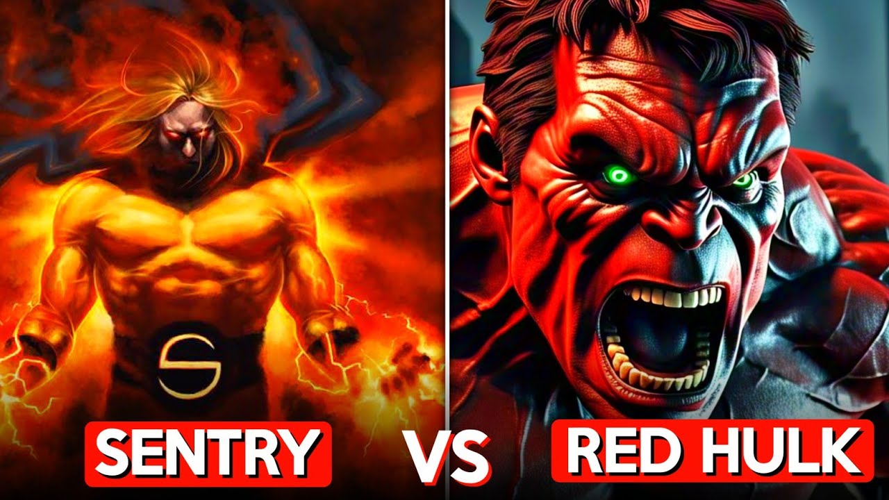 Sentry vs Red Hulk | When Rage Met the Power of a Million Suns | Full ...