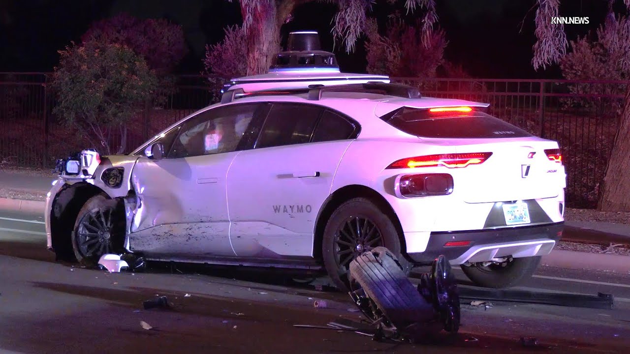 Waymo Involved in 2-Vehicle Crash in Phoenix - YouTube