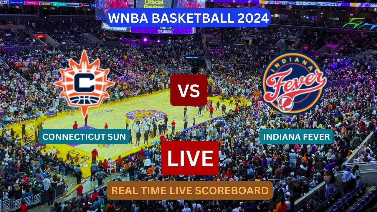 Connecticut Sun Vs Indiana Fever LIVE Score UPDATE Today WNBA Women's ...