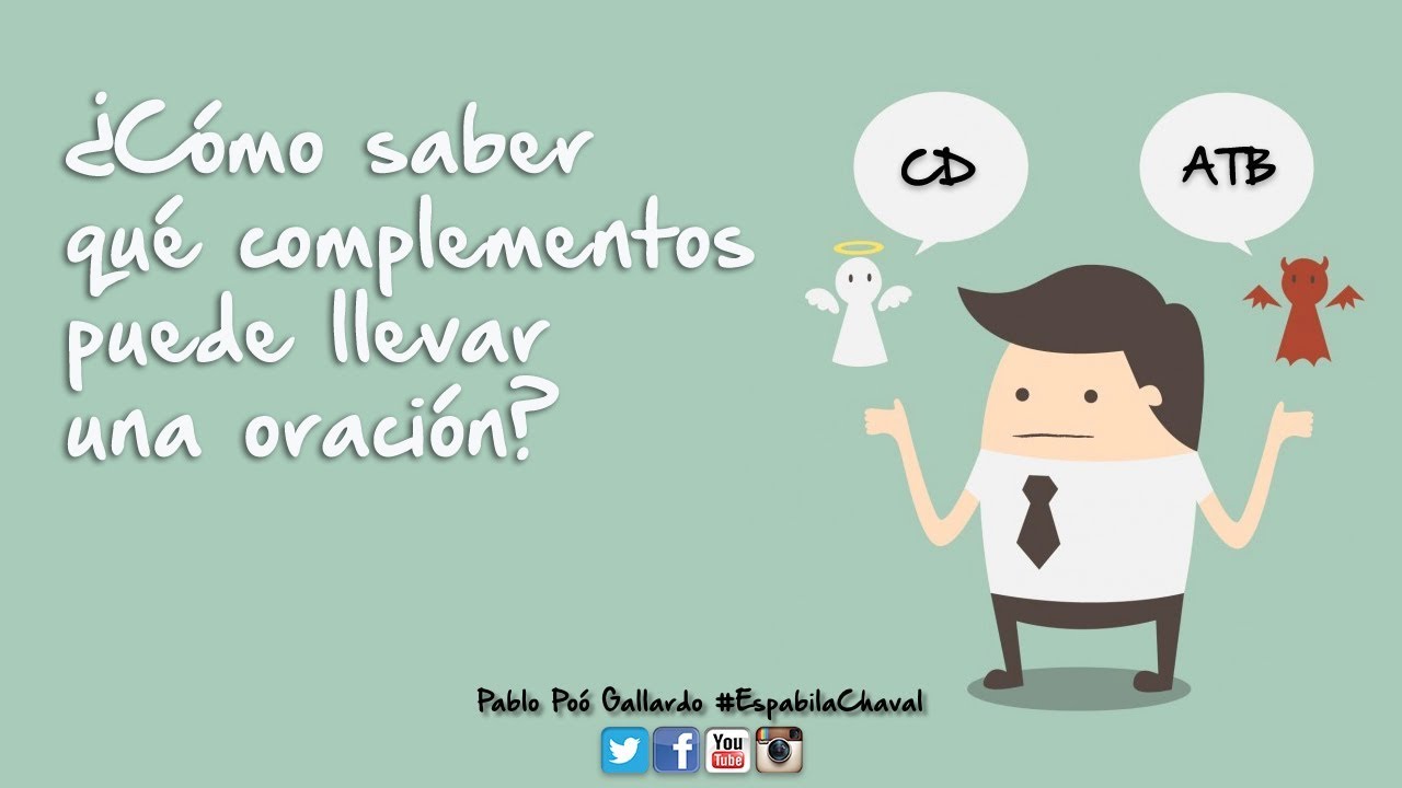 ¿Cómo saber qué complementos hay en una oración? | Sintaxis fácil y ...