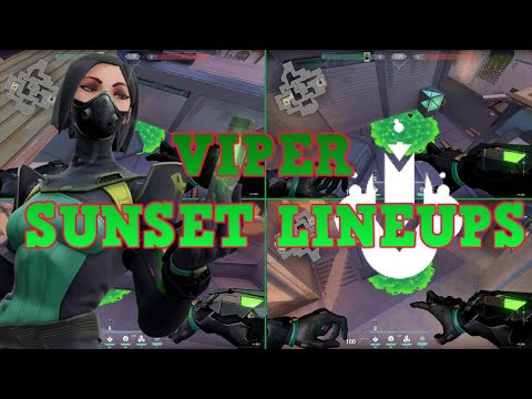Viper Sunset Lineups!! | Valorant - YouTube