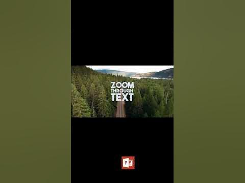 Zoom Through Text Intro Animation Effect in PowerPoint TEASER - #SHORTS #PowerPoint - YouTube
