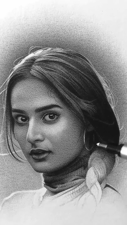 Realistic Charcoal Sketch 🖤 Shorts Youtubeshorts Viral Trending Art Realestic Sketch