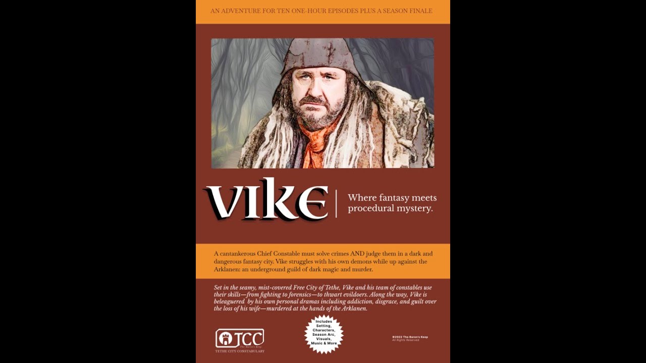 Winning FANTASY/SCI-FI Festival 1st Scene TV Reading: VIKE, by Adam ...