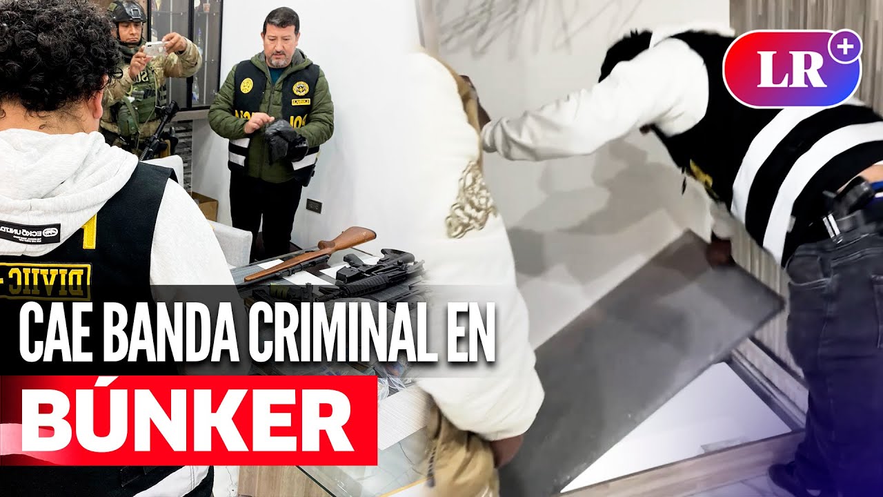 Capturan a banda criminal 'Los Parqueros de PATAZ' en BÚNKER ...