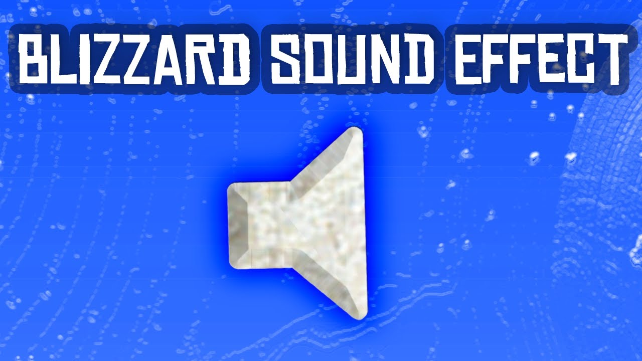 Free Blizzard Wind Sound Effect 🥶 / Free Download / Copyright Free SFX ...