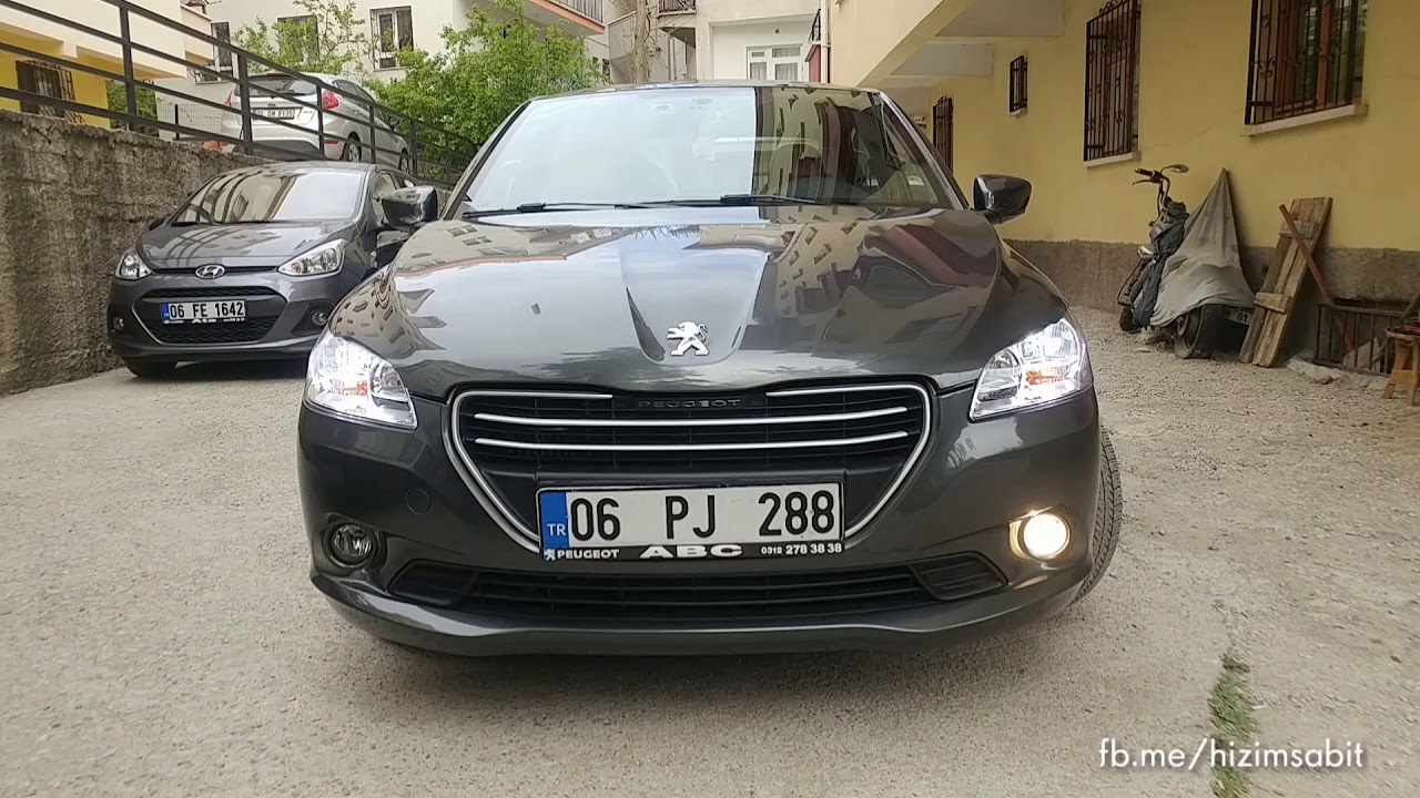 Peugeot 301 ve Citroen C-Elysee Viraj Aydınlatma - YouTube