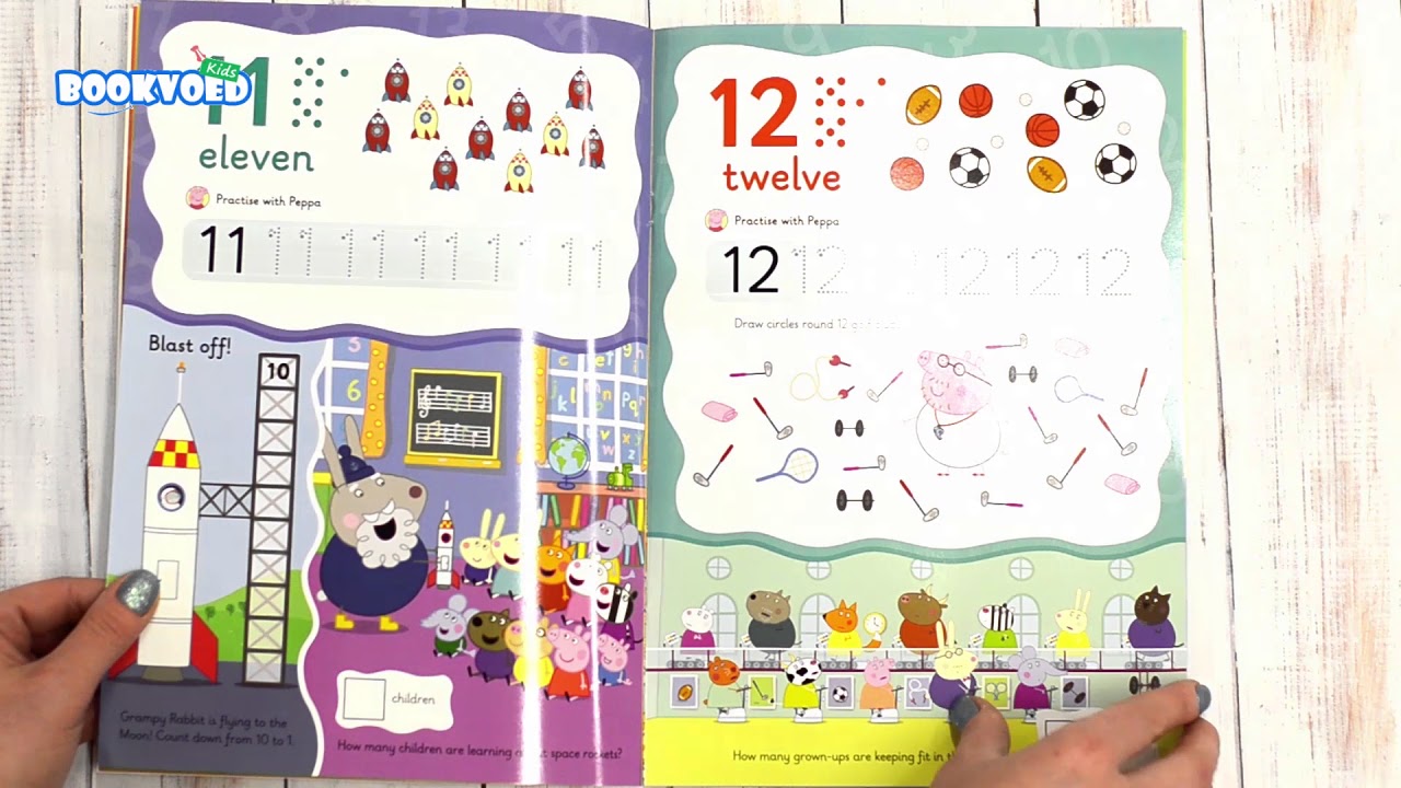 Peppa Pig - Wipe-clean First Counting - YouTube
