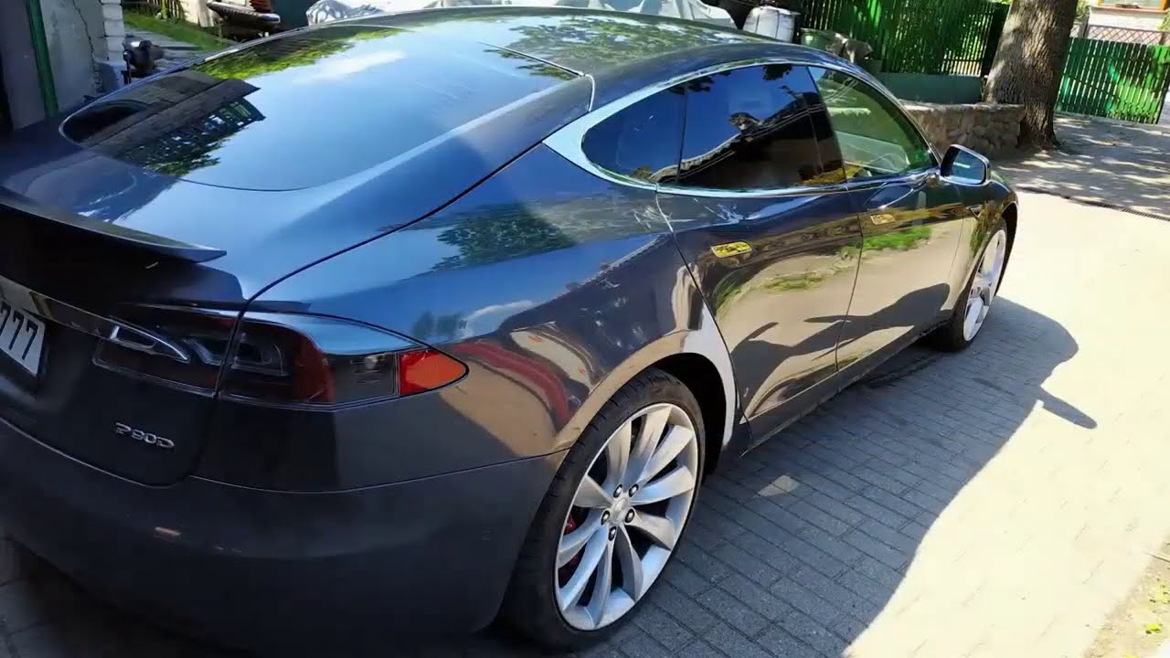 8 часов на создание Tesla Model S. ENG SUB. The right quarter panel ...