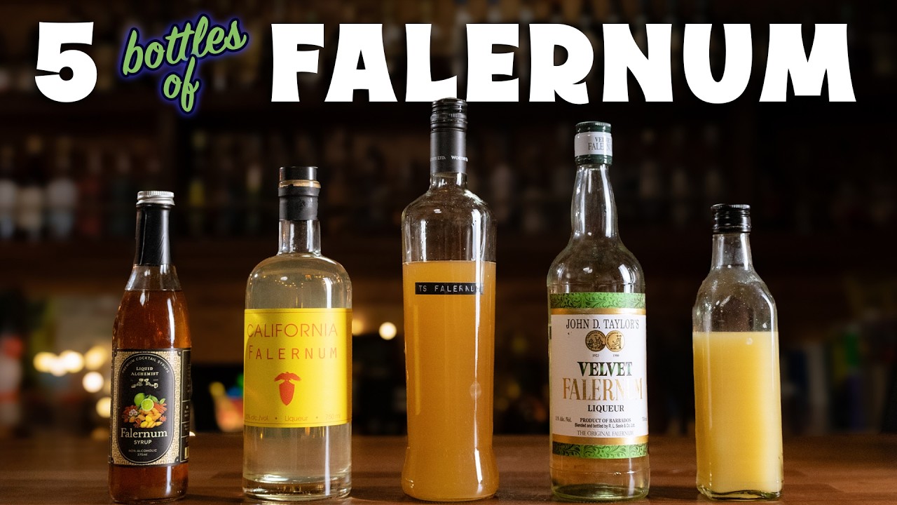 How to make Falernum and tasting through 5 different Falernums - YouTube
