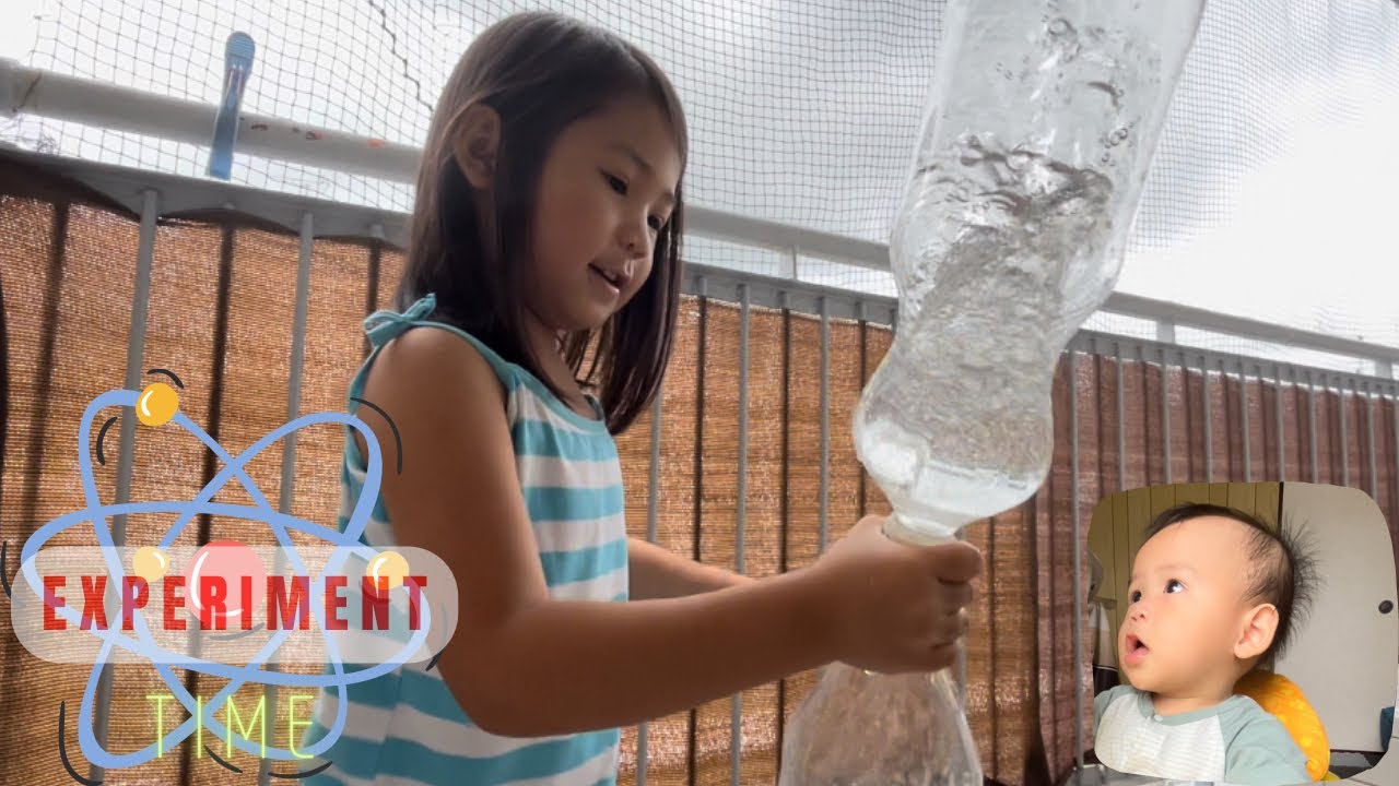 Tornado in a bottle🌪|Experiment | Tobi and Ayla #japanvlog - YouTube