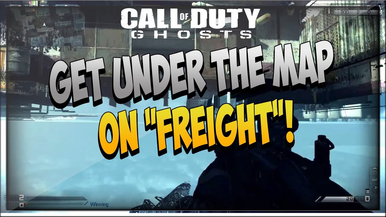 COD Ghosts: Under The Map Glitch On "Freight" - After Patch! (Solo ...