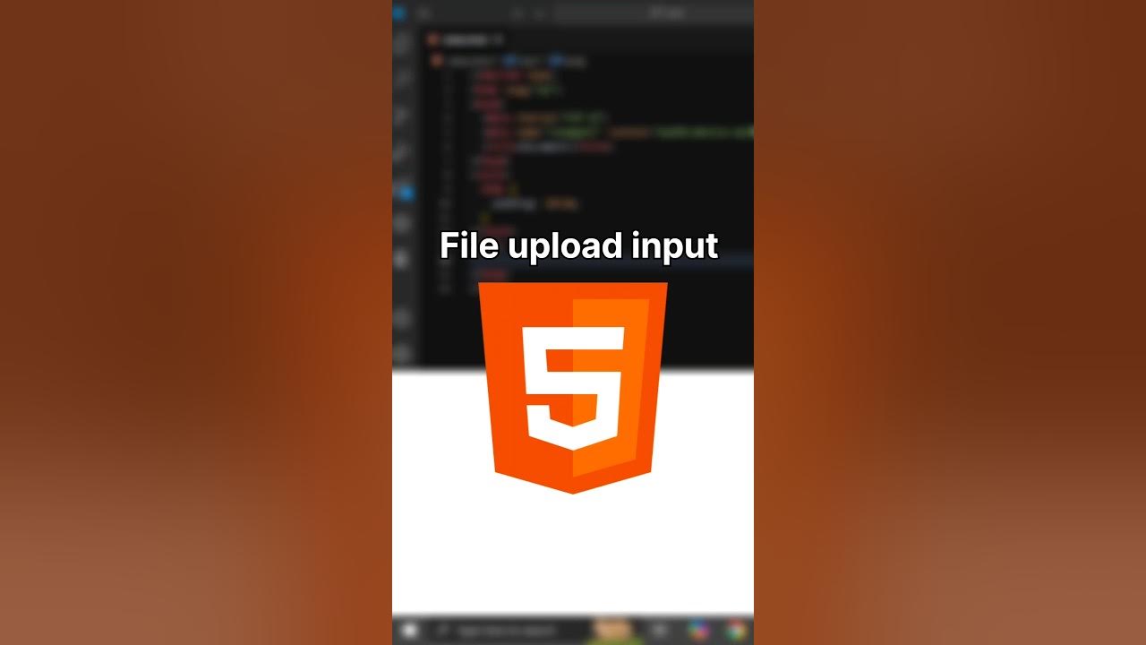HTML file upload input #shorts #viralvideo - YouTube