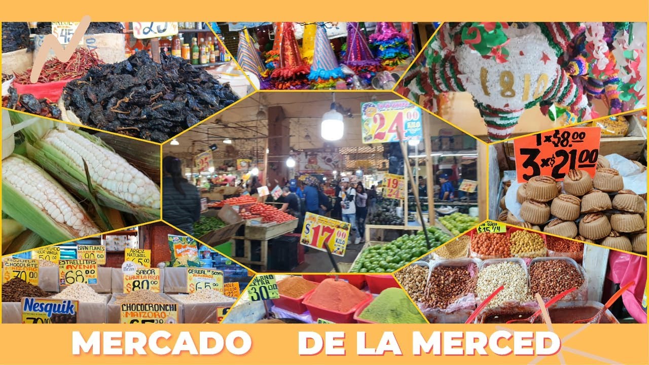 MERCADO DE LA MERCED 🤗 el más grande de la Ciudad de México. Frutas ...