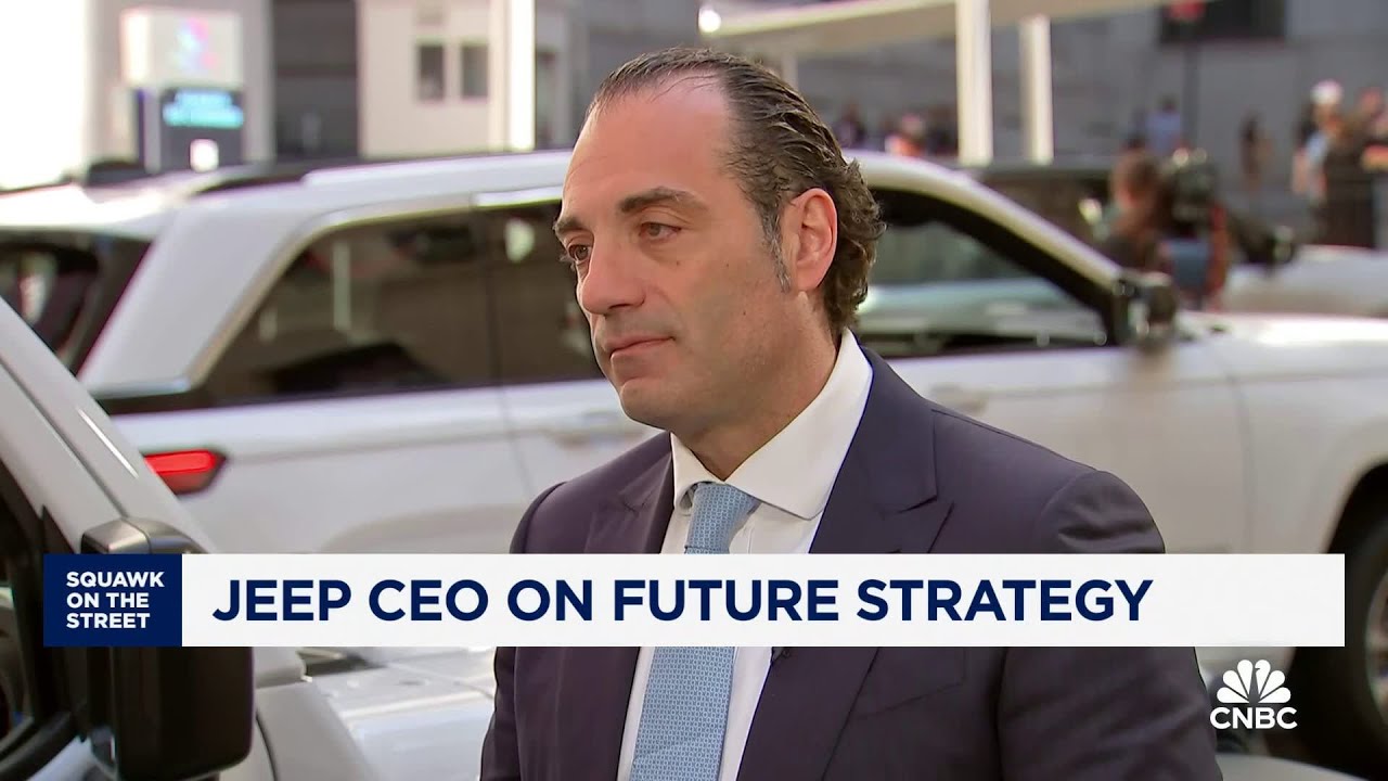 Jeep CEO on Wagoneer S EV unveil: It's the perfect Jeep - YouTube