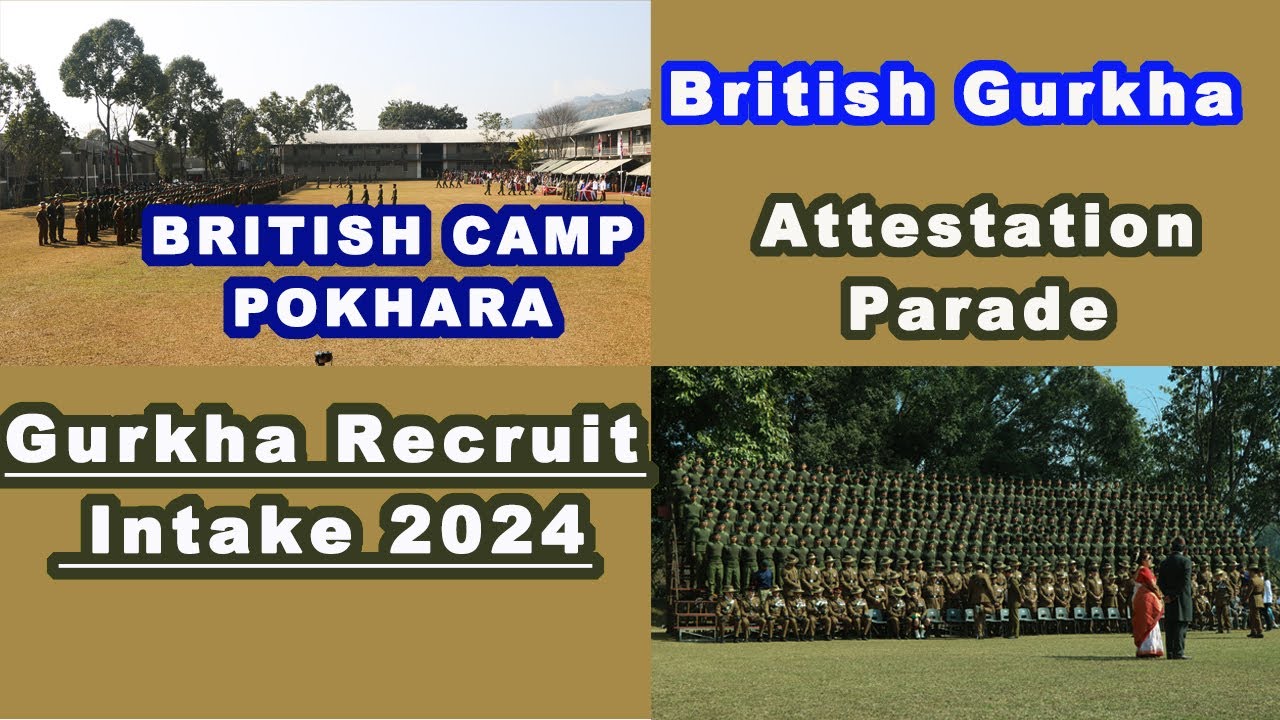 Attestation (Kasam) parade 2024 | Gurkha Recruit Intake | British ...