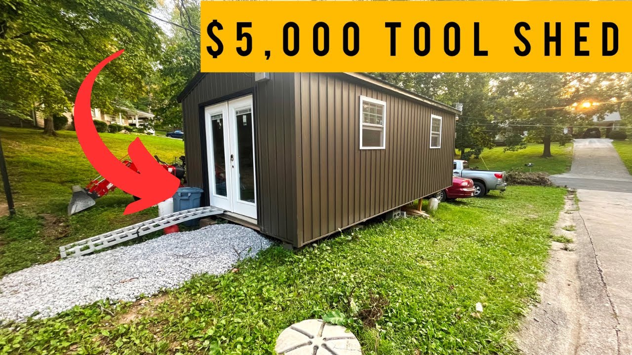 DIY Tool Shed From Start To Finish | TIMELAPSE - YouTube