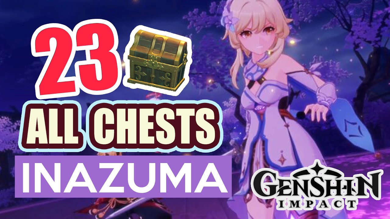 ALL CHESTS IN INAZUMA | Nazuchi Beach | COMPLETE GUIDE #11 【 Genshin ...