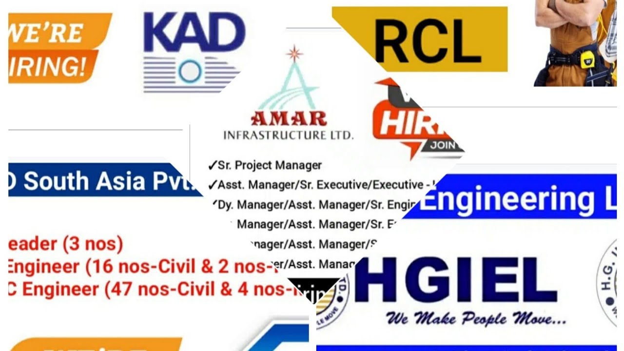 Vacancy for Engineers in KAD Construction, South Asia Pvt Ltd, HGIEL ...