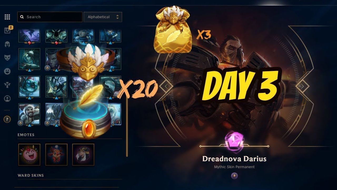 Daily 20x Birdie Capsules Opening (Day 3) - League of Legends - YouTube