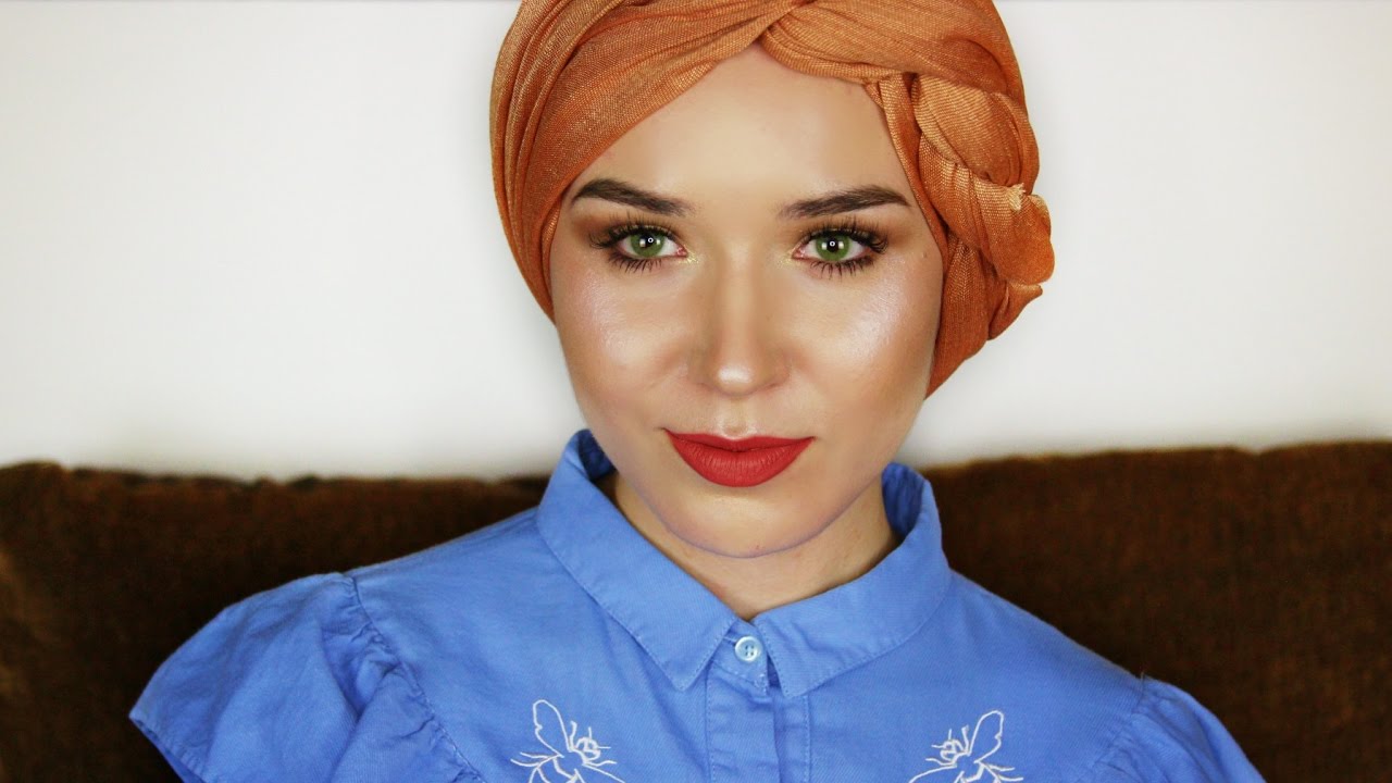 Turban Tutorial Side Braid Nabiilabee Youtube