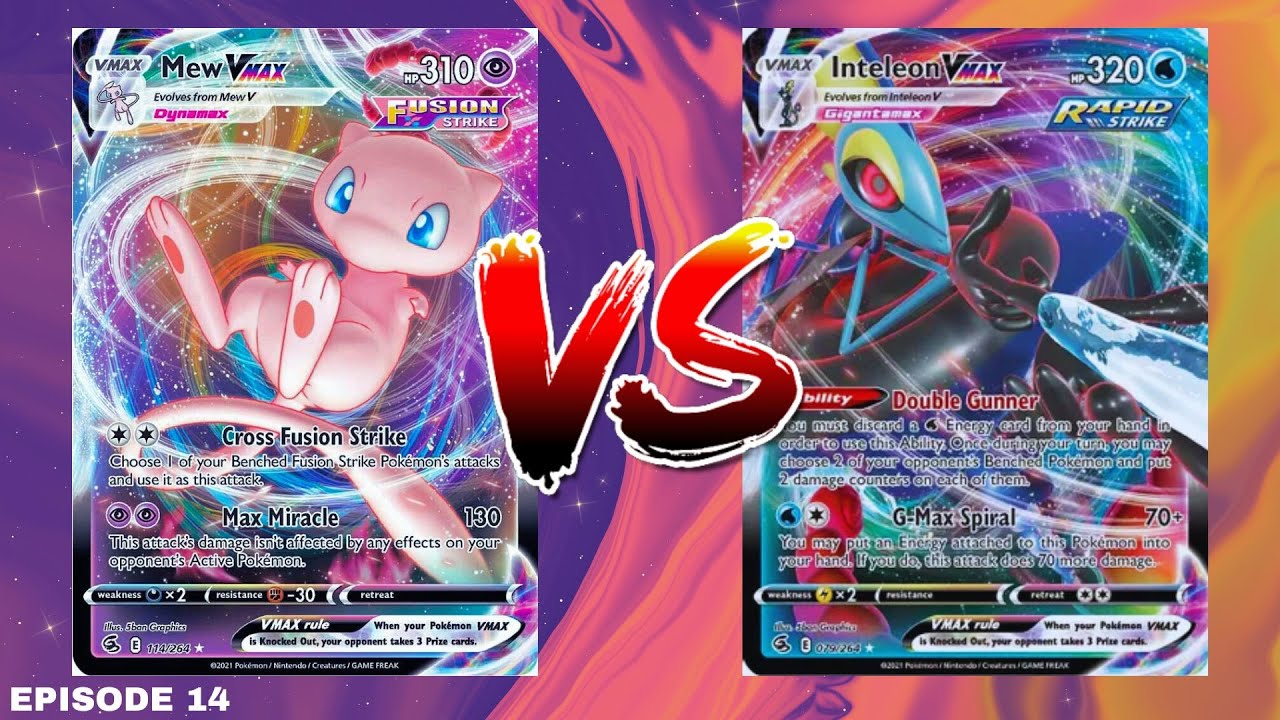 INTELEON VMAX VS MEW VMAX POKEMON PTCGL LIVE LADDER EPISODE 14 - YouTube