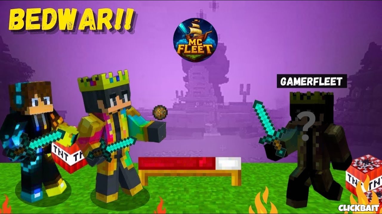 "INSANE Bed Wars on GamerFleet's MC Server!" - YouTube