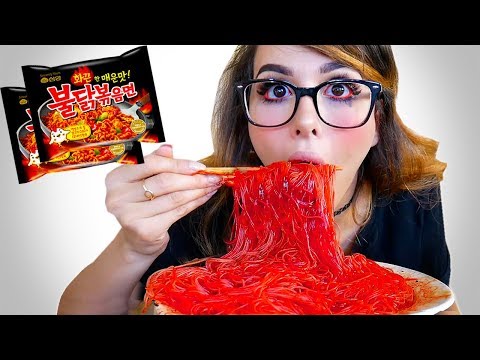 EXTREME SPICY NOODLE CHALLENGE