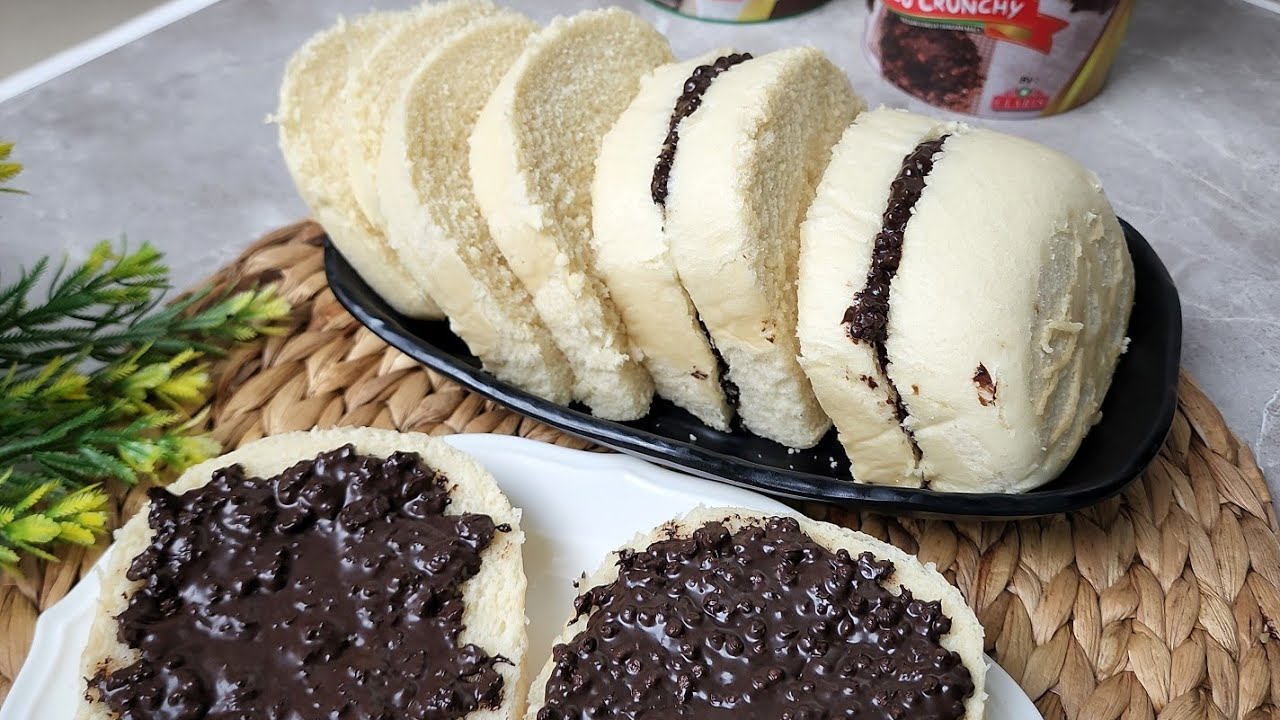 RESEP ROTI KUKUS 5 BAHAN LEMBUT DAN EMPUK TANPA TELUR ANTI SERET - YouTube