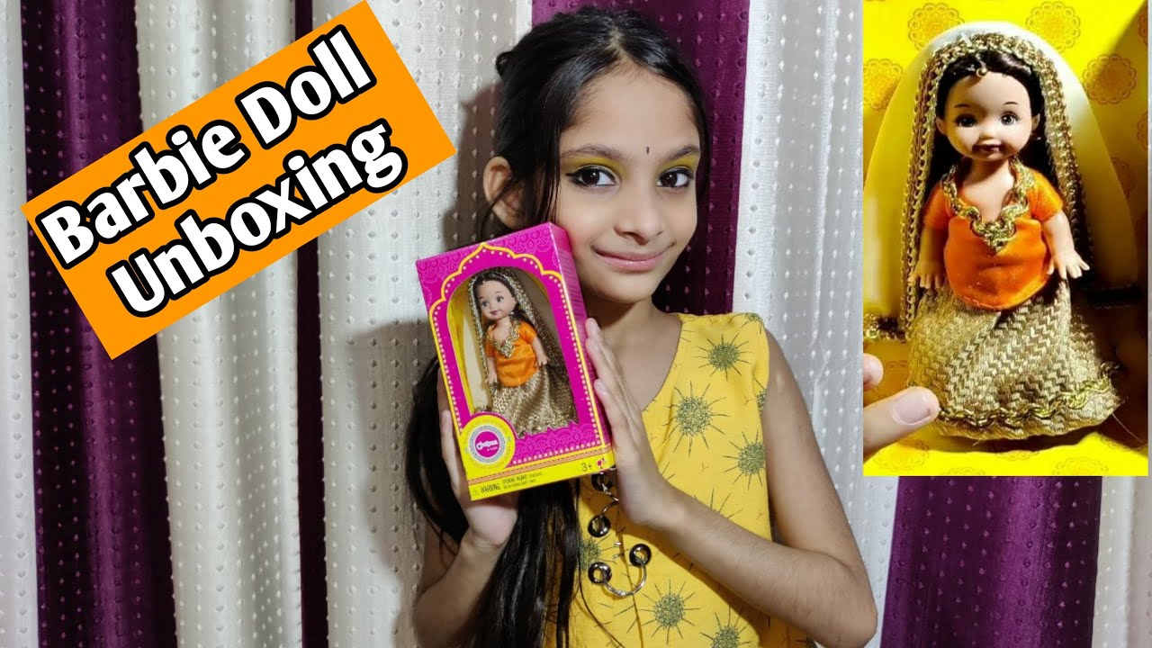 Barbie Doll gift UNBOXING! | Bhavya funtime | Desi Doll - YouTube