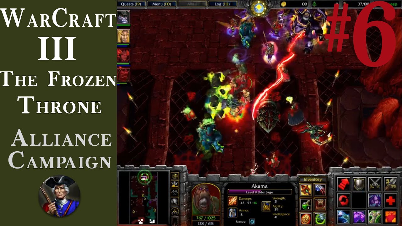 WarCraft 3 - The Frozen Throne - Alliance Campaign - Chapter Six - Lord ...