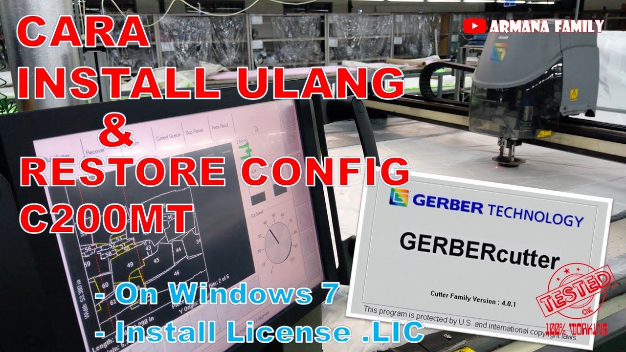 Cara Install dan Restore Config Apps Gerber Cutter C200MT Versi 4.0.1 ...
