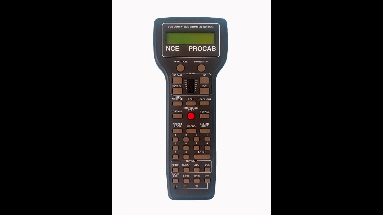 How to Program A Locomotive on a NCE DCC system - YouTube